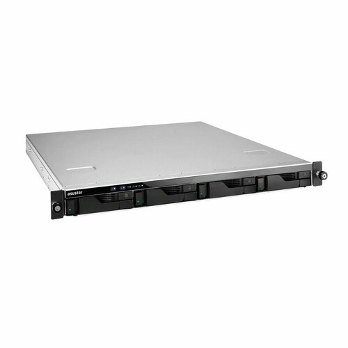 Система хранения данных ASUSTOR 4Bay /Intel Atom C3538, 2.1GHz/8GB DDR4/noHDD, LFF(HDD, SSD),/2x1GbE(LAN)/4xUSB3.2; 90IX01G0-BW3S00