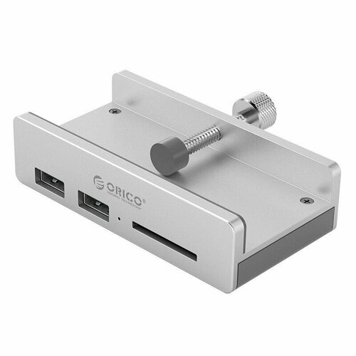 USB-концентратор ORICO серебристый (ORICO-MH2AC-U3-SV-BP)