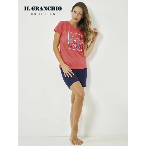 Пижама  Il Granchio, размер XL, коралловый