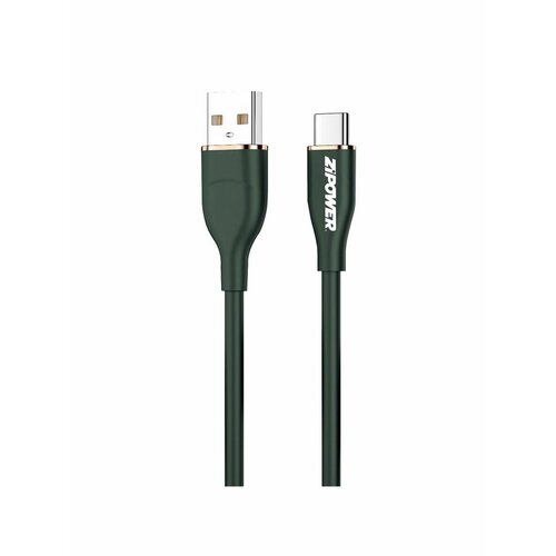 Zipower Кабель USB - TYPE-C с силиконовой оплеткой Zipower / 2М