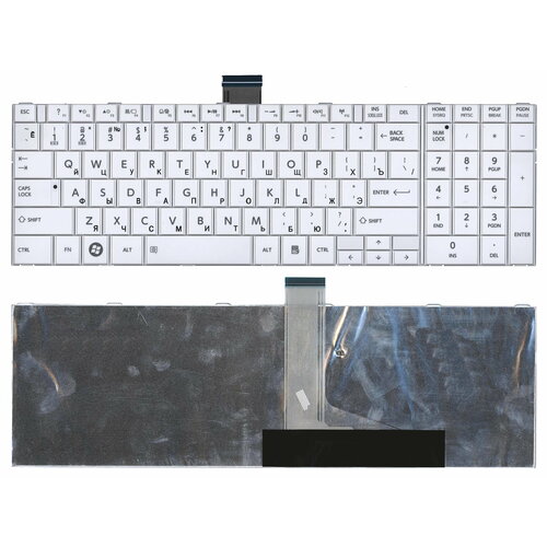 Клавиатура для ноутбука Toshiba NSK-TT5SU 0R белая