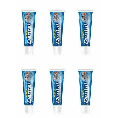 Rubella Зубная паста Dental Family Cavity Protection+Fresh Breath, 100 мл, 6 шт