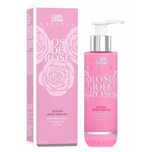 Librederm rose de rose тоник-гель возрождающий детокс 150 мл