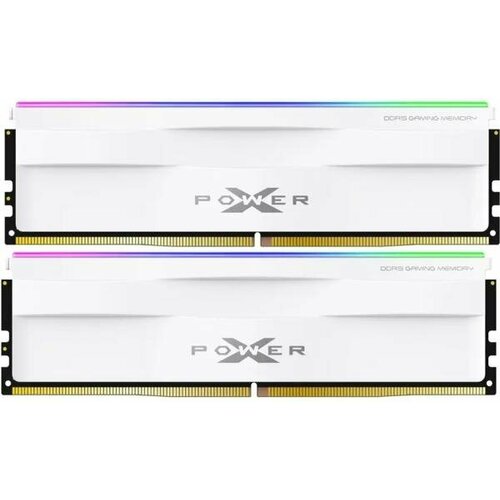 Оперативная память для компьютера 32Gb (2x16Gb) PC5-48000 6000MHz DDR5 DIMM CL40 Silicon Power XPower Zenith RGB SP032GXLWU600FDH