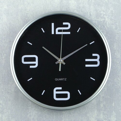 Часы настенные, серия: Классика, "Сильва", дискретный ход, d-25 см