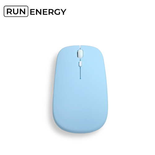 Мышь Run Energy беспроводная, бесшумная (голубая)