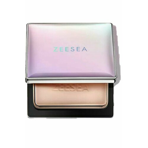 Пудра компактная, Zeesea, Refreshing silky powder, тон BC03 натуральный, 8 г