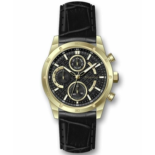 Наручные часы Guardo 12734-5, золотой, черный