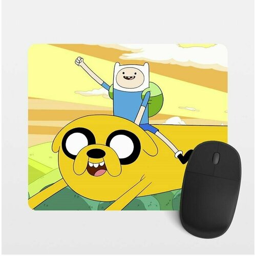 Игровой коврик для мыши / Время приключений / Мультик/ Adventure Time with Finn & Jake