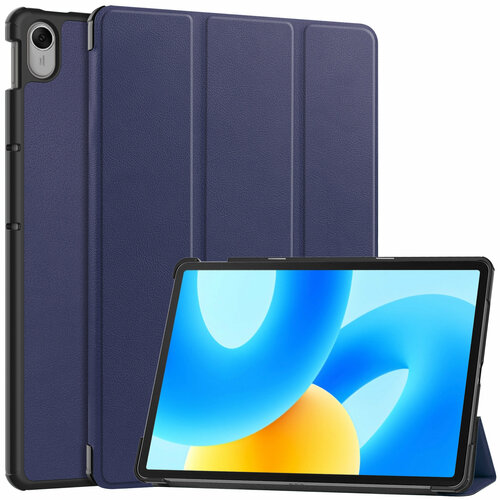 Чехол для планшета Huawei MatePad 11.5 (2023) 11.5 дюйма (BTK-W09/AL09), с магнитом, прочный пластик (темно-синий)