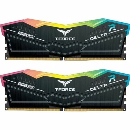 Оперативная память Team Group DDR5 T-Force Delta RGB 32GB (2x16GB) 8000MHz CL38 (38-48-48-84) 1.4V Black (FF3D532G8000HC38DDC0)