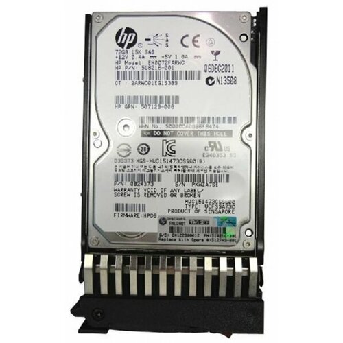 Жесткий диск HP 512545-S21 72Gb SAS 2,5" HDD