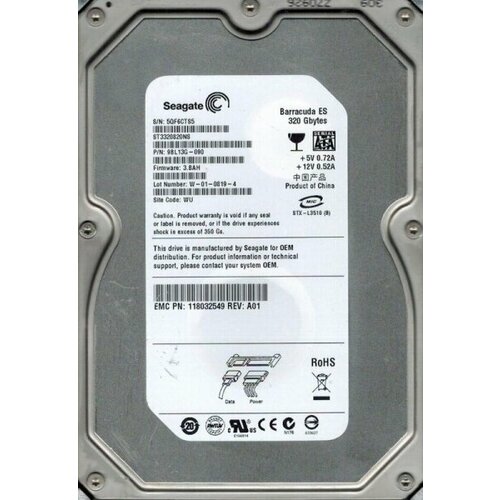 Жесткий диск Seagate ST3320820NS 320Gb SATAII 3,5" HDD