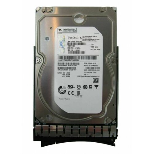 Жесткий диск Lenovo 81Y3863 1Tb 7200 SATAIII 3.5" HDD