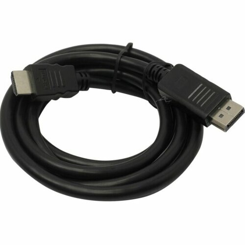 Кабель Bion DisplayPort - HDMI, 20M/19M, однонаправленный конвертор сигнала с DisplayPort в HDMI, 1.8м (BXP-CC-DP-HDMI-018)