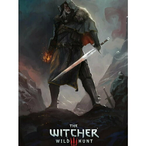 Плакат, постер на бумаге Witcher 3/Wild Hunt/Ведьмак/игровые/игра/компьютерные герои персонажи. Размер 21 х 30 см