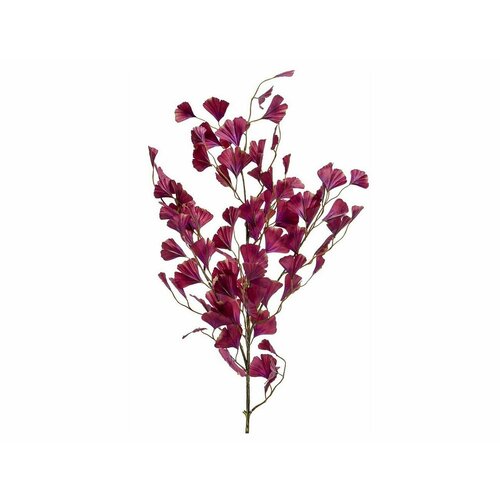 Искусственная ветка роскошный гинкго, пурпурная, 103 см, Kaemingk 628534
