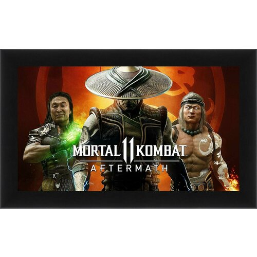 Плакат, постер на бумаге Mortal Kombat 11. Размер 21 х 30 см