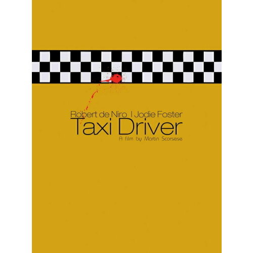 Плакат, постер на бумаге Taxi Driver/Таксист/авто/автомобиль/машина. Размер 21 х 30 см