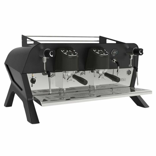 Кофемашина Sanremo F18 SB 2 высокие гр. чёрная матовая