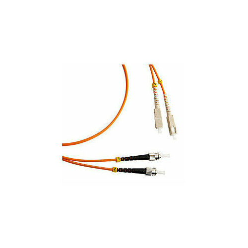 Кабель оптический патч-корд Hyperline FC-D2-9-SC/UR-ST/UR-H-10M-LSZH-YL 10.0m