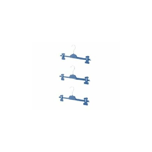 Вешалки Valexa набор (брючная PV-41 3шт 410мм х 10мм) синие