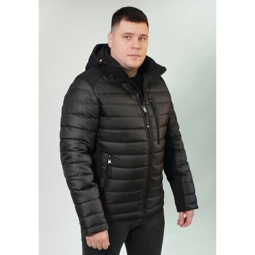 Куртка INDACO FASHION, размер 50, черный