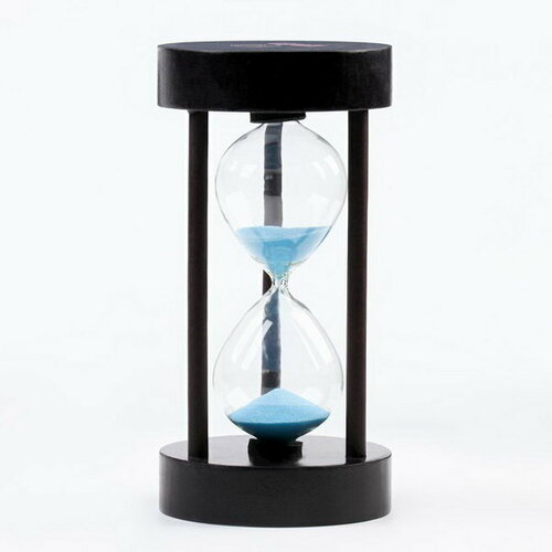 Песочные часы "Амплуа", на 10 минут, 15.5 x 8 см, синий