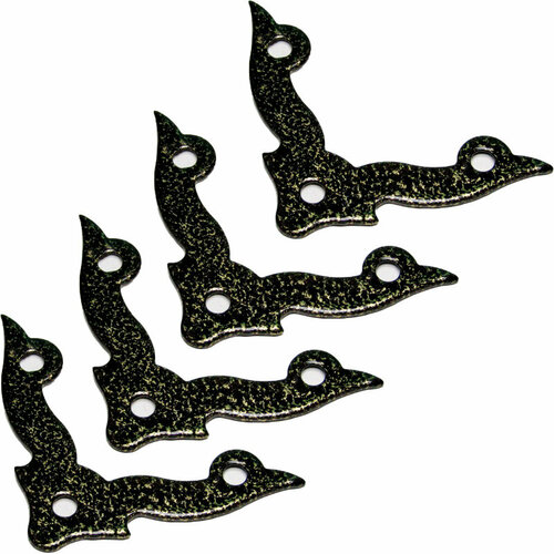 Уголок декоративный фигурный ноэз УДФ 70-SL старая бронза (комплект 4 штуки)