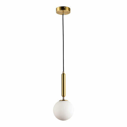 Светильник подвесной Lussole LSP-8586, G9, 40Вт, кол-во ламп:1шт, Золото