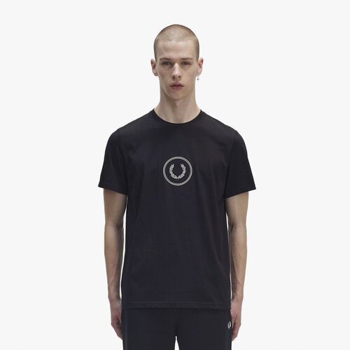 Футболка FRED PERRY, размер M, черный