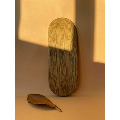 Доска разделочная деревянная Овал, размер 15*40 см