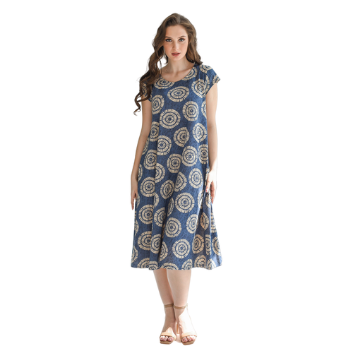 Платье Оптима Трикотаж, размер 70, синий