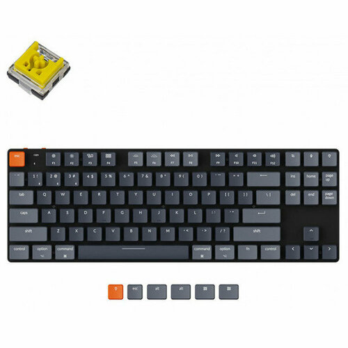 Клавиатура Keychron K1 SE RGB Dark Grey Low Profile Keychron Optical Banana Switch