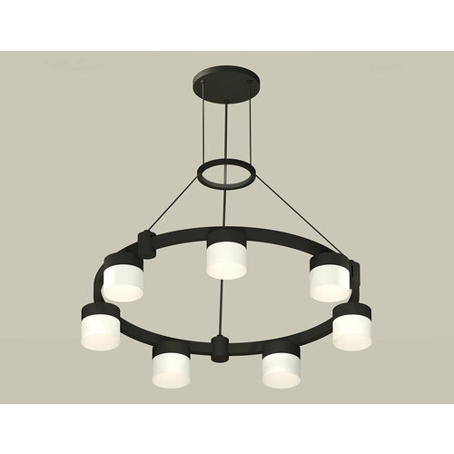 Подвесная люстра Ambrella Traditional DIY XR92051604, GX53, кол-во ламп:7шт, Черный