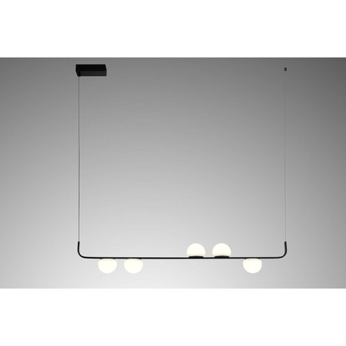 Подвесная люстра Arte Lamp Poplar A2174SP-5BK, LED, кол-во ламп:5шт, Черный