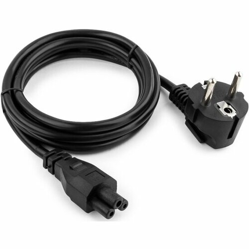 Кабель питания для ноутбуков Cablexpert PC-186-ML12-1M, 1м, Schuko- C5, 10А, пакет