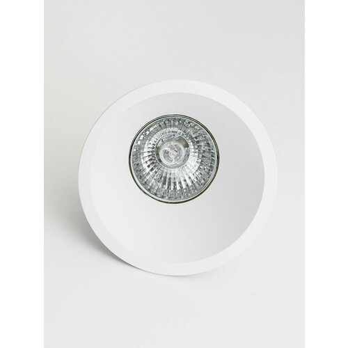 Встраиваемый светильник потолочный Maple Lamp RS-49-WHITE, белый, GU10