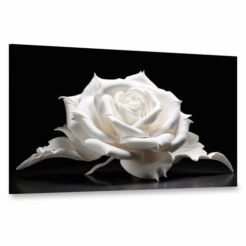 Интерьерная картина 100х60 "скульптура роза"