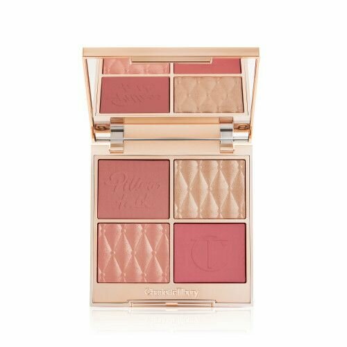 Charlotte Tilbury Палетка румян и хайлайтеров PILLOW TALK BEAUTIFYING FACE PALETTE (FAIR TO MEDIUM)