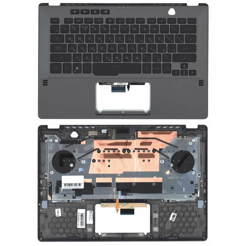 Клавиатура OEM для ноутбука Asus ROG Zephyrus G14 GA401 топкейс черный
