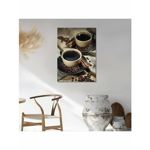 Картина на холсте с подрамником Кофе и корица5 30х40