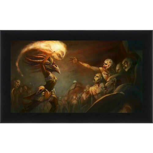 Плакат, постер на бумаге Diablo III. Размер 42х60 см