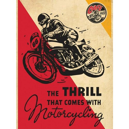 Плакат, постер на бумаге Motocycle, Мотоциклы. Размер 42 х 60 см