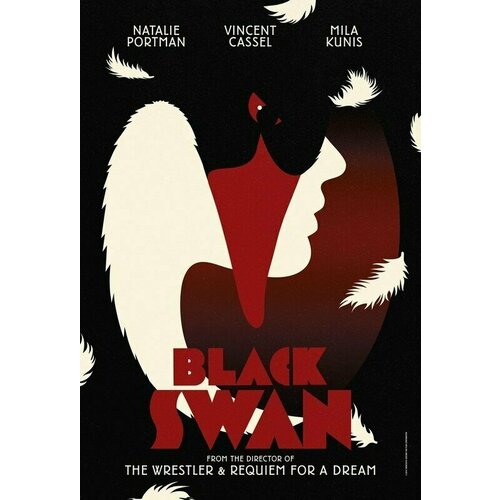 Плакат, постер на холсте Чёрный лебедь (Black Swan), Даррен Аронофски. Размер 42 х 60 см