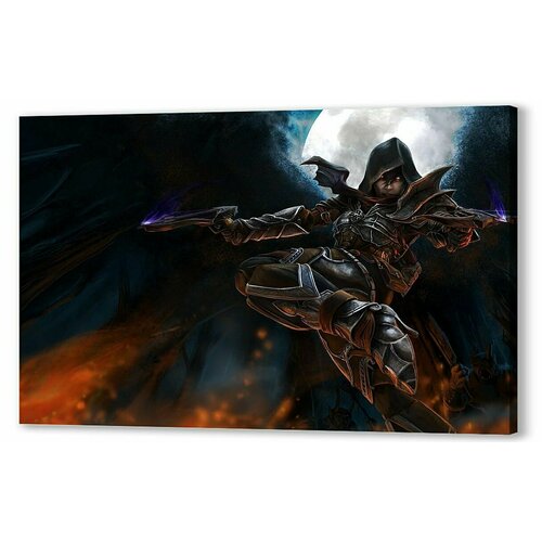 Плакат, постер на холсте Diablo III. Размер 60 х 84 см