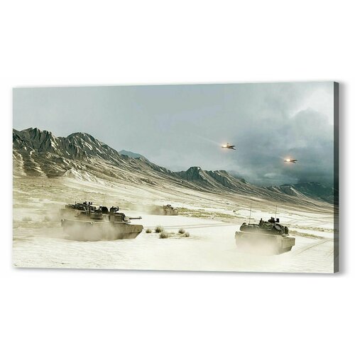 Плакат, постер на холсте Battlefield 3. Размер 21 х 30 см