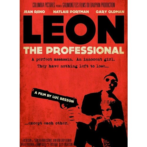Плакат, постер на холсте Leon-The professional, Леон. Размер 42 х 60 см