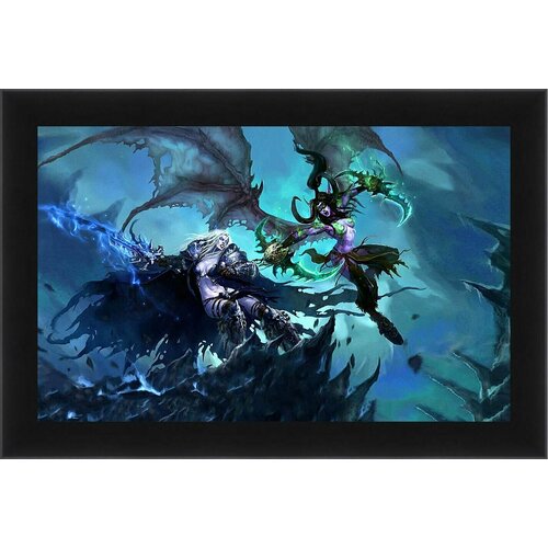 Плакат, постер на холсте Warcraft. Размер 42 х 60 см