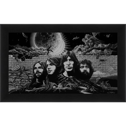Плакат, постер на бумаге Пинк Флойд. Pink Floyd. Размер 21 х 30 см